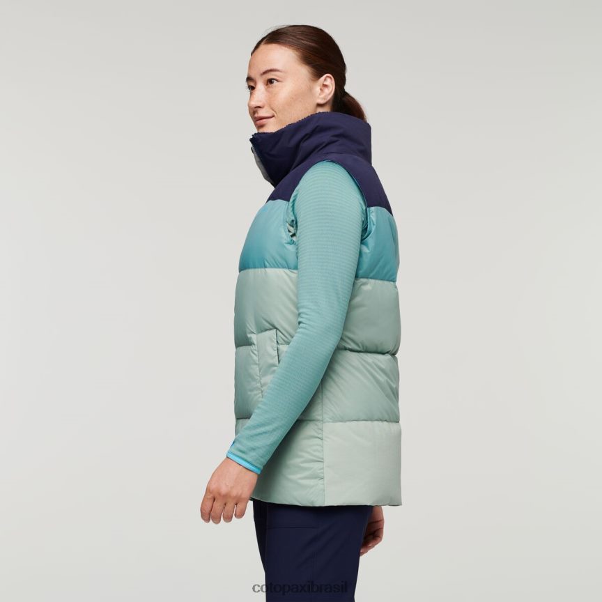 Cotopaxi mulheres colete solazo PFLZ52 roupas folha marítima/prata ...